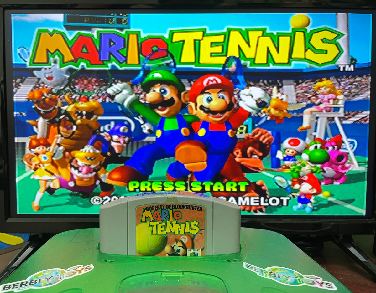Mario Tennis Nintendo 64 N64 Original Game | 2000 Tested & Cleaned | B ...