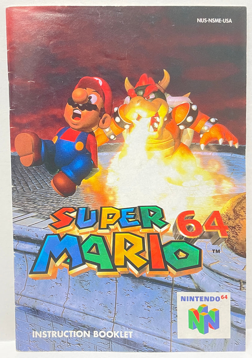 Super Mario 64 Nintendo 64 N64 Original Game with Manual | 1996 Tested ...