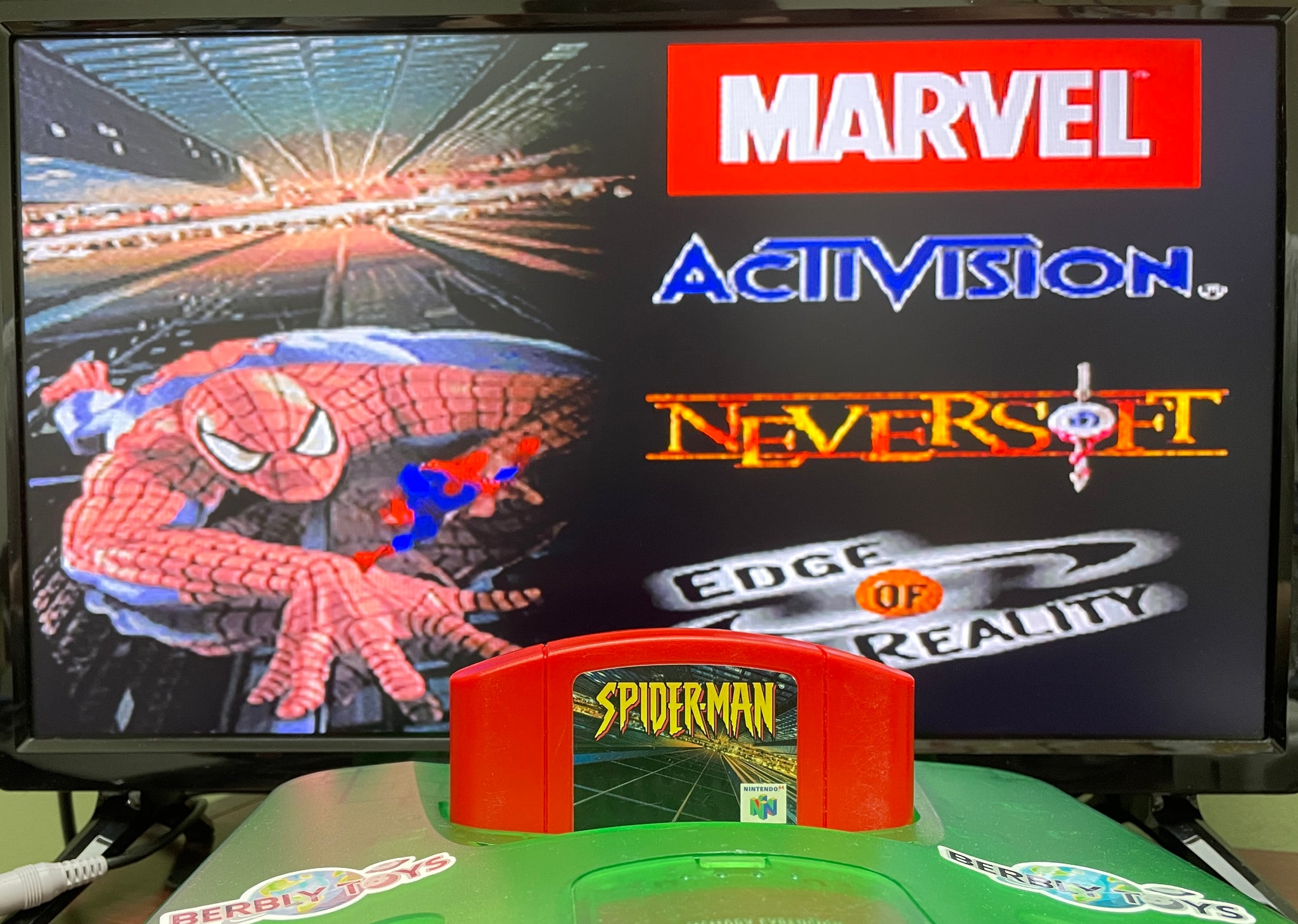 Spider Man Nintendo 64 N64 Original Game 2000 Tested Cleaned Aut Berbly Toys